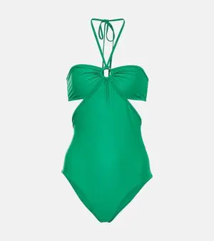 Rabanne Halterneck One Piece Swimsuit