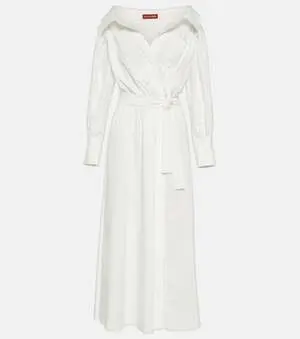 ALTUZARRA Altuzarra Lyddy Cotton-Blend Wrap Dress