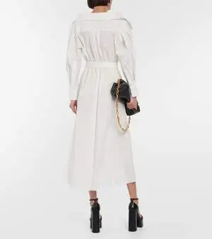 Altuzarra Lyddy Cotton-blend Wrap Dress