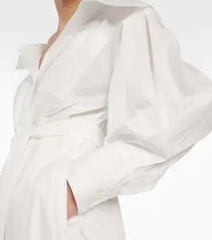 Altuzarra Lyddy Cotton-blend Wrap Dress