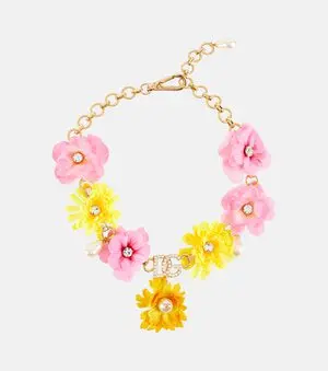 Dolce & Gabbana Portofino Embellished Necklace - Gold