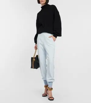 Stella McCartney Julia Crêpe Pants - Blue