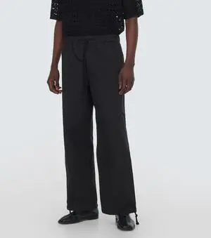 Commas Cotton-blend High-rise Pants
