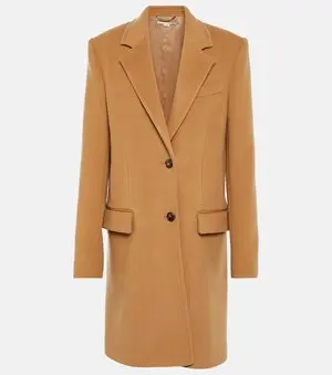 Stella McCartney Single-breasted Wool Coat