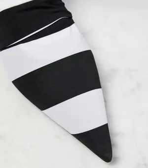 Dolce & Gabbana Portofino Striped Over-the-knee Boots