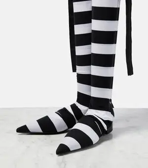 Dolce & Gabbana Portofino Striped Over-the-knee Boots