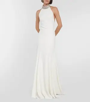 Stella McCartney Bridal Embellished Halterneck Gown
