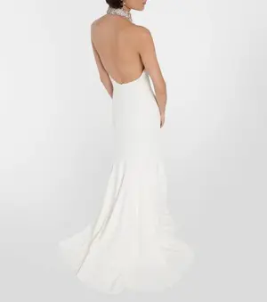 Stella McCartney Bridal Embellished Halterneck Gown