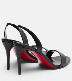 CHRISTIAN LOUBOUTIN O Marilyn 85 Leather Sandals - Black