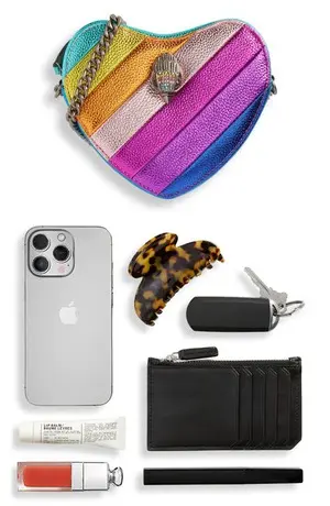 Kurt Geiger Mini Kensington Heart Crossbody Bag - Multi/ Other
