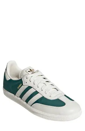 Adidas Samba Og Sneaker - Off White/ Collegiate Green