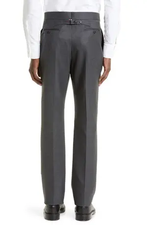 Thom Browne Classic Super 120s Wool Backstrap Trousers