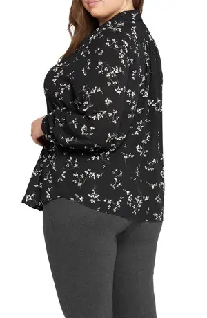 NYDJ Modern Floral Blouse - Nellie Valley