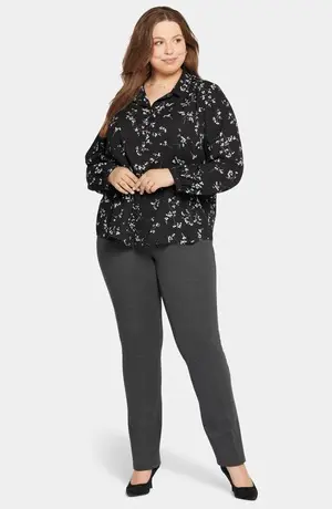 NYDJ Modern Floral Blouse - Nellie Valley