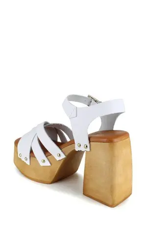 ZIGI Marcy Platform Sandal - Wht Lthr O