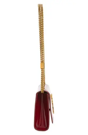 Saint Laurent Small Kate Patent Leather Shoulder Bag - Grenade