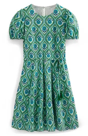 Boden Geo Print Cotton Dress