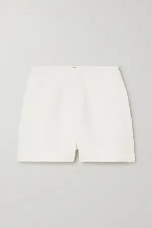 L'Agence Ashton Bouclé Straight-leg Shorts