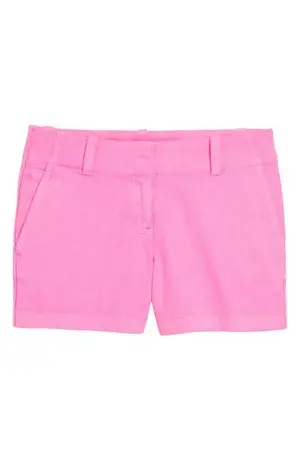 Vineyard Vines Herringbone Stretch Cotton Shorts - Neon Bloom