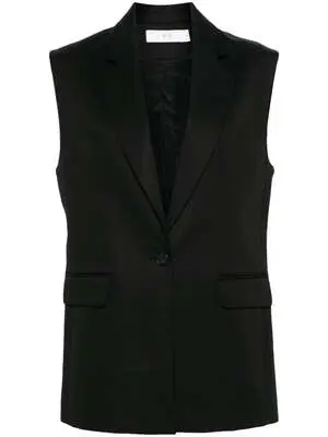 IRO PARIS IRO Cotton Single-Breasted Vest - Black