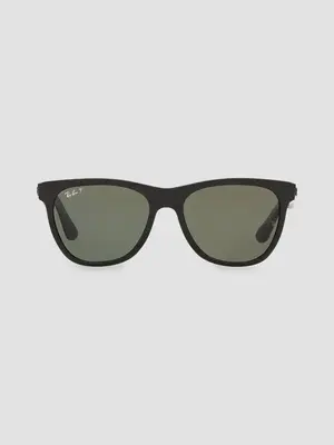 Ray-ban Rb4184 54mm Polarized Square Sunglasses - Black
