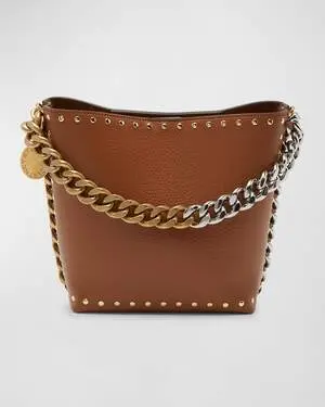 Stella McCartney Stella McCartney Studded Bucket Bag - Pecan