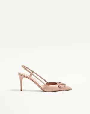 Valentino Garavani Valentino Garavani VLogo Slingback Pump Rose Cannelle