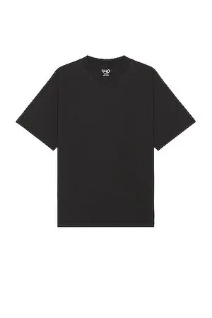 WAO Wao The Relaxed Tee In Green Washed Black