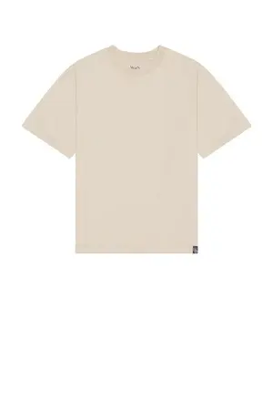 WAO Wao The Relaxed Tee In Green Washed Sand