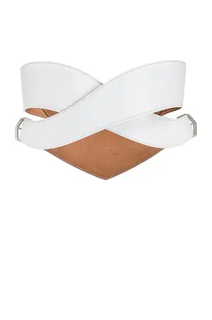 Alaïa Crossed Belt - Blanc Optique