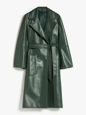 Max Mara Manuela Nappa Leather Icon Coat