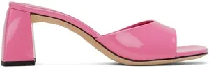 By Far BY FAR Pink Romy Heeled Sandals Lpp Lipstick