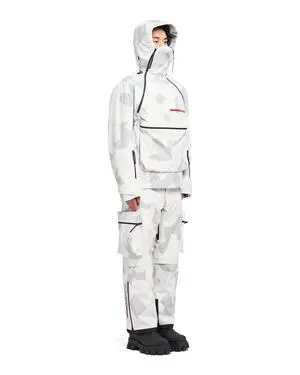 Prada Printed Technical Fabric Snowboard Jacket - Grey