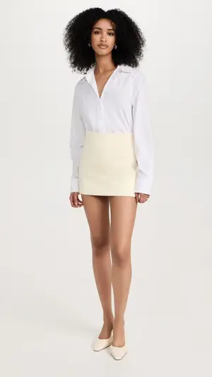 Wardrobe.NYC Column Skirt Mini