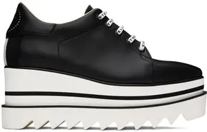 Stella McCartney Stella McCartney Black Sneak-Elyse Derbys - 1065 Black/white