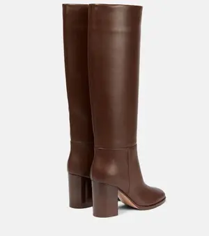 GIANVITO ROSSI Santiago Knee-high Leather Boots - Brown