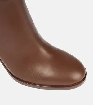 GIANVITO ROSSI Santiago Knee-high Leather Boots - Brown