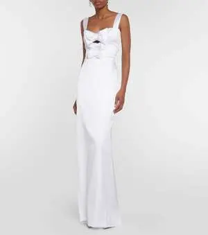 RASARIO Satin Gown