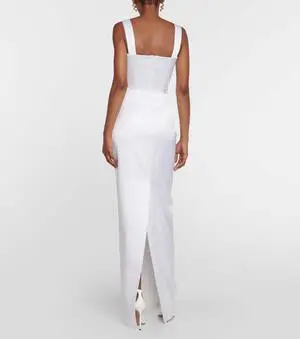 RASARIO Satin Gown