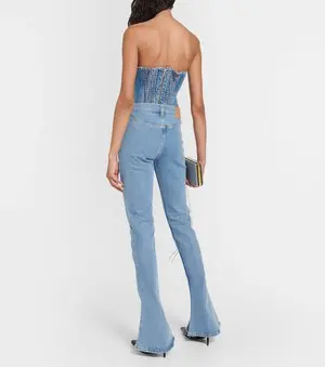 Magda Butrym Slim-fit Flared Jeans - Blue