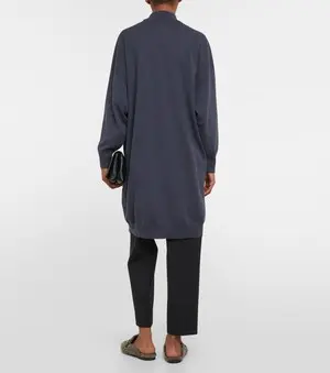 Brunello Cucinelli Embellished Cashmere Sweater Dress