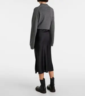 Brunello Cucinelli Midi Skirt - Black