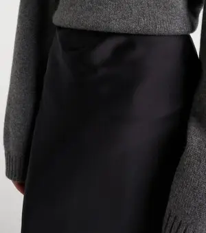 Brunello Cucinelli Midi Skirt - Black