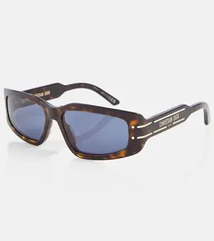 Dior Diorsignature S9u Rectangular Sunglasses - Blue