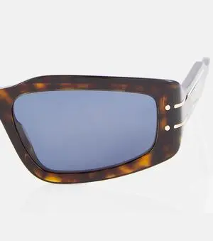 Dior Diorsignature S9u Rectangular Sunglasses - Blue
