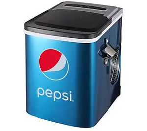 PEPSI 26 Lb. Stainless Steel Ice Maker - Silver