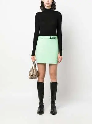Patrizia Pepe Belted Mini Skirt