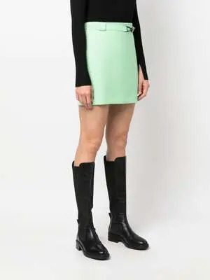 Patrizia Pepe Belted Mini Skirt
