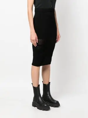 Patrizia Pepe Mesh Pencil Skirt