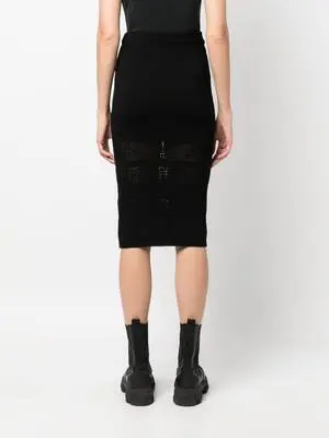 Patrizia Pepe Mesh Pencil Skirt